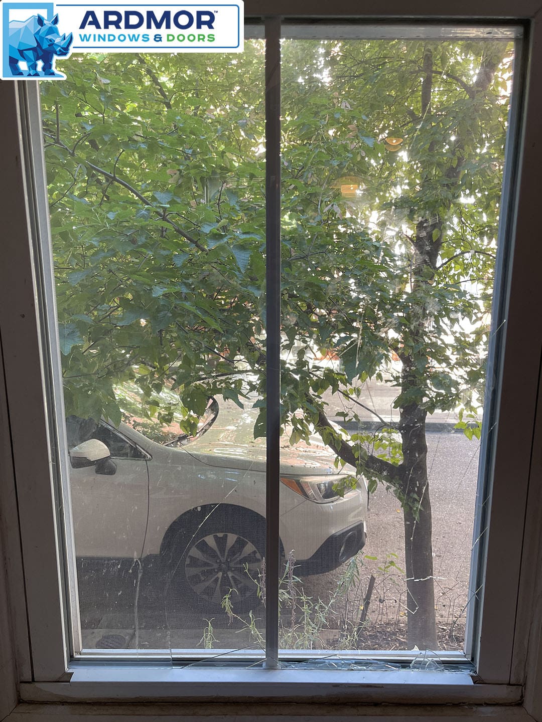 cracked house window replacement